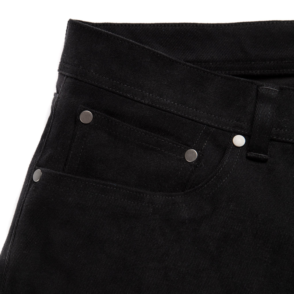 The Brushed Cotton 5-Pocket in Black – Decent Apparel